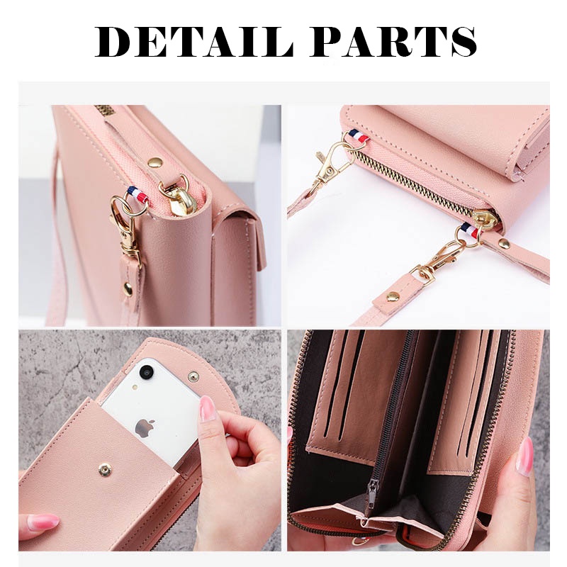 🔥SG🔥 Women Handphone Bag/ Korean Leather Phone Wallet For Women/ Ladies ...