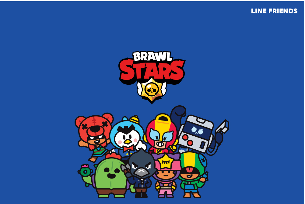 Line Friends Brawl Stars Charact Collectible Figure 1 Pack | Shopee ...