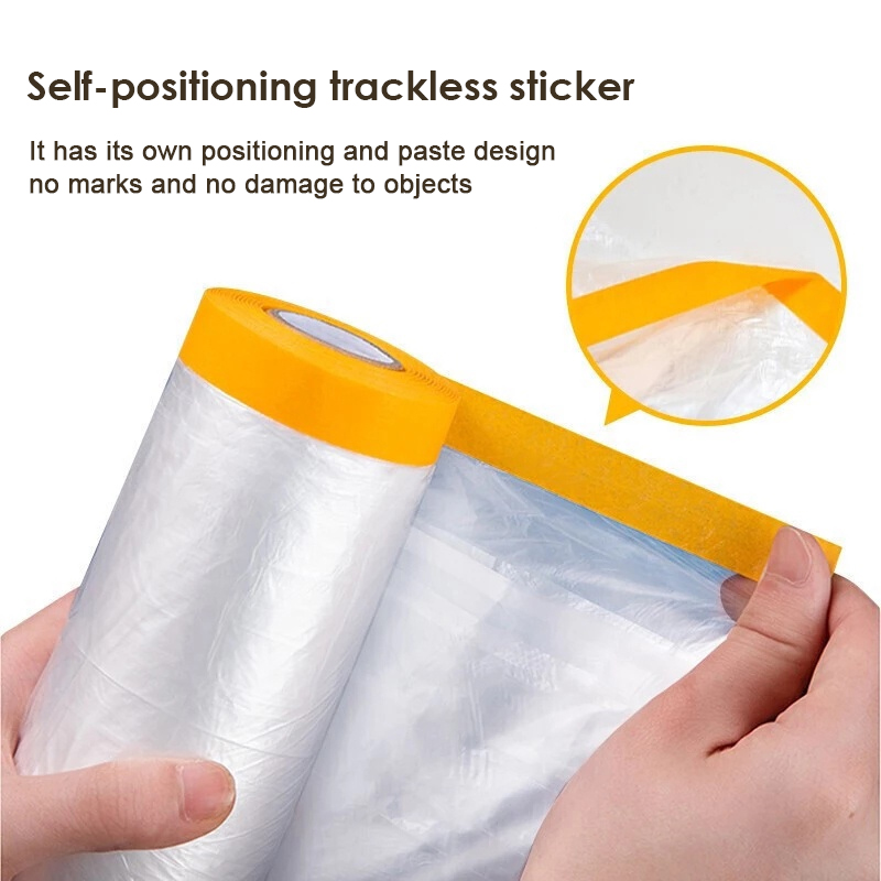 🇸🇬5mx20m Plastic Dust Cover Disposable Furniture Dustproof Cover ...