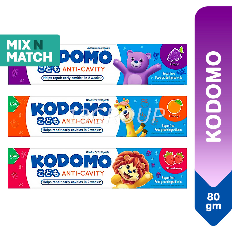 Kodomo Anti Cavity Children Kids Toothpaste, 80g (m) | Shopee Singapore