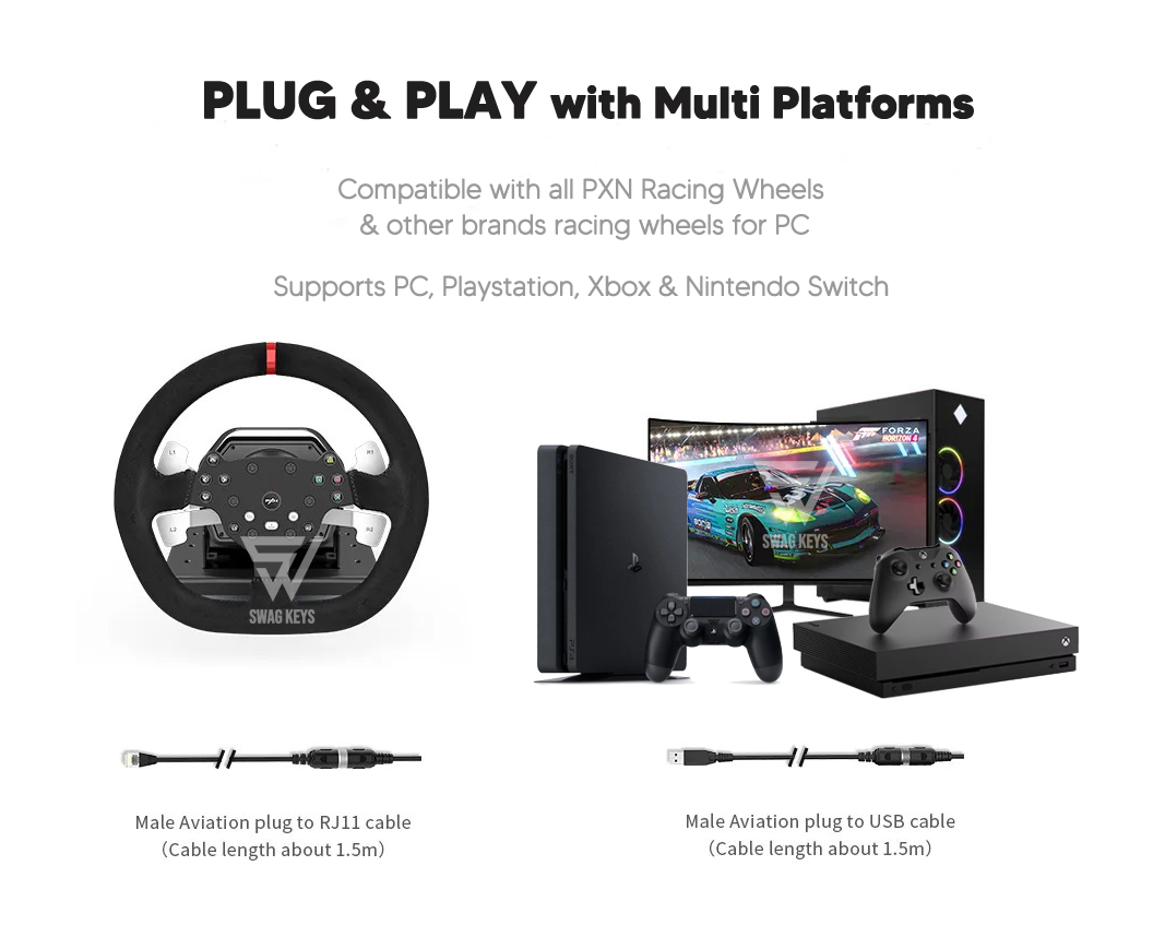 【SG】PXN A7 H Pattern Shifter For PC PS4 Xbox | Toggle Mode for More ...