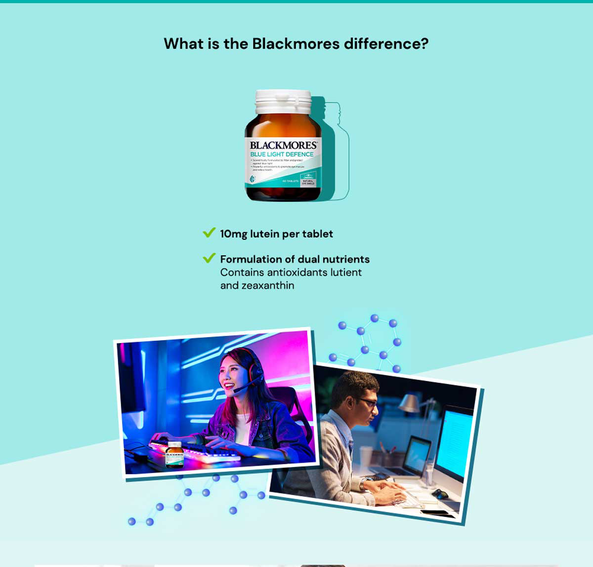 [Limited Time Deal] Blackmores Blue Light Defence (60s) | For Eye ...