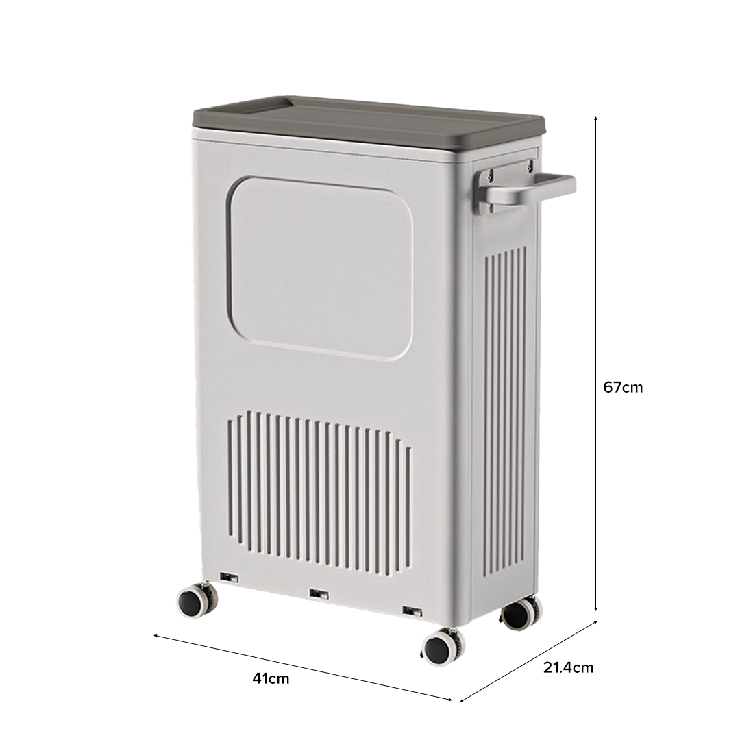 (JIJI SG) RUARC Flip Top Laundry Basket with Wheels - Storage / Laundry ...