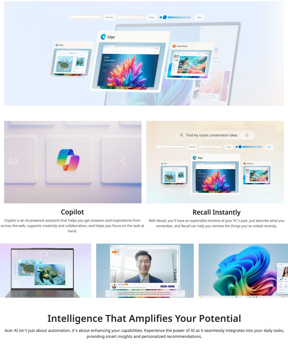 [LATEST Copilot+ PC] [Intel Core Ultra 7 Processor 256V] Acer Swift 14 ...