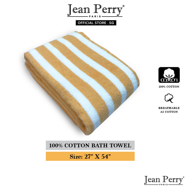 Jean Perry Tokyo Stripe Cotton Bath Towel I Towel I Bathroom Towel I ...