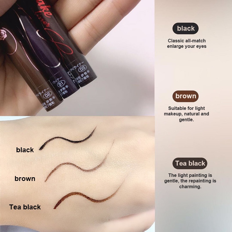 Kiss Me Heroine Make Smooth Liquid Eyeliner 0.1mm Waterproof Super Long ...