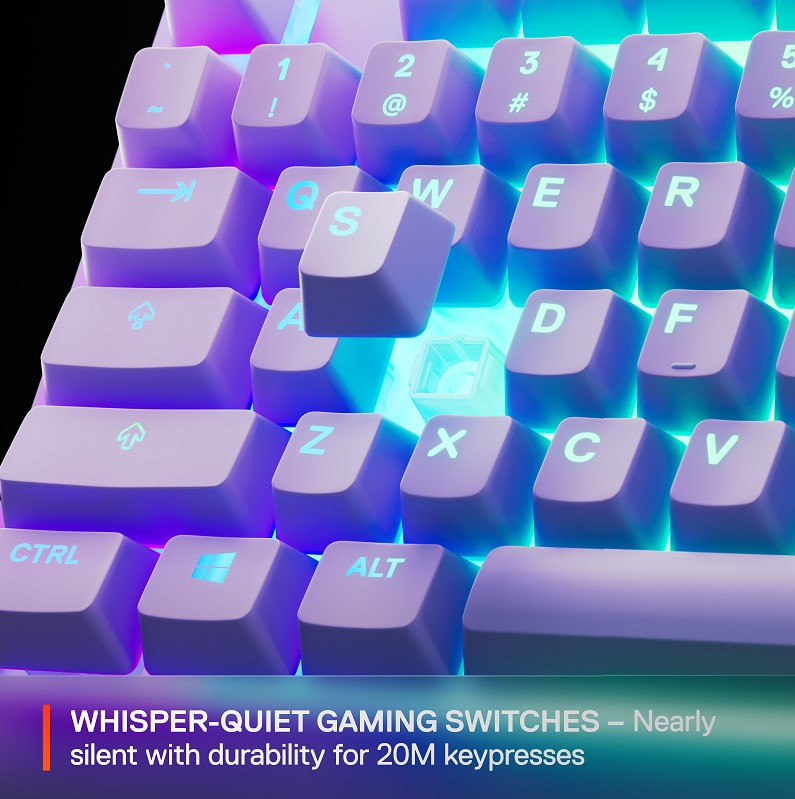 SteelSeries Apex 3 TKL RGB Keyboard - US (Pre-Order for Lavender & Aqua ...