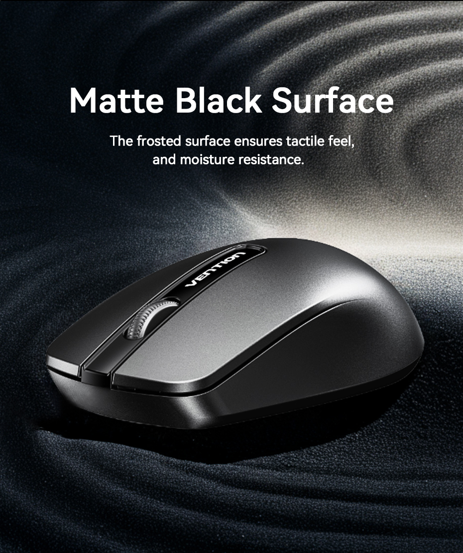 Vention High Performance Wireless Wired USB Mouse Optical Sensor 1200 ...