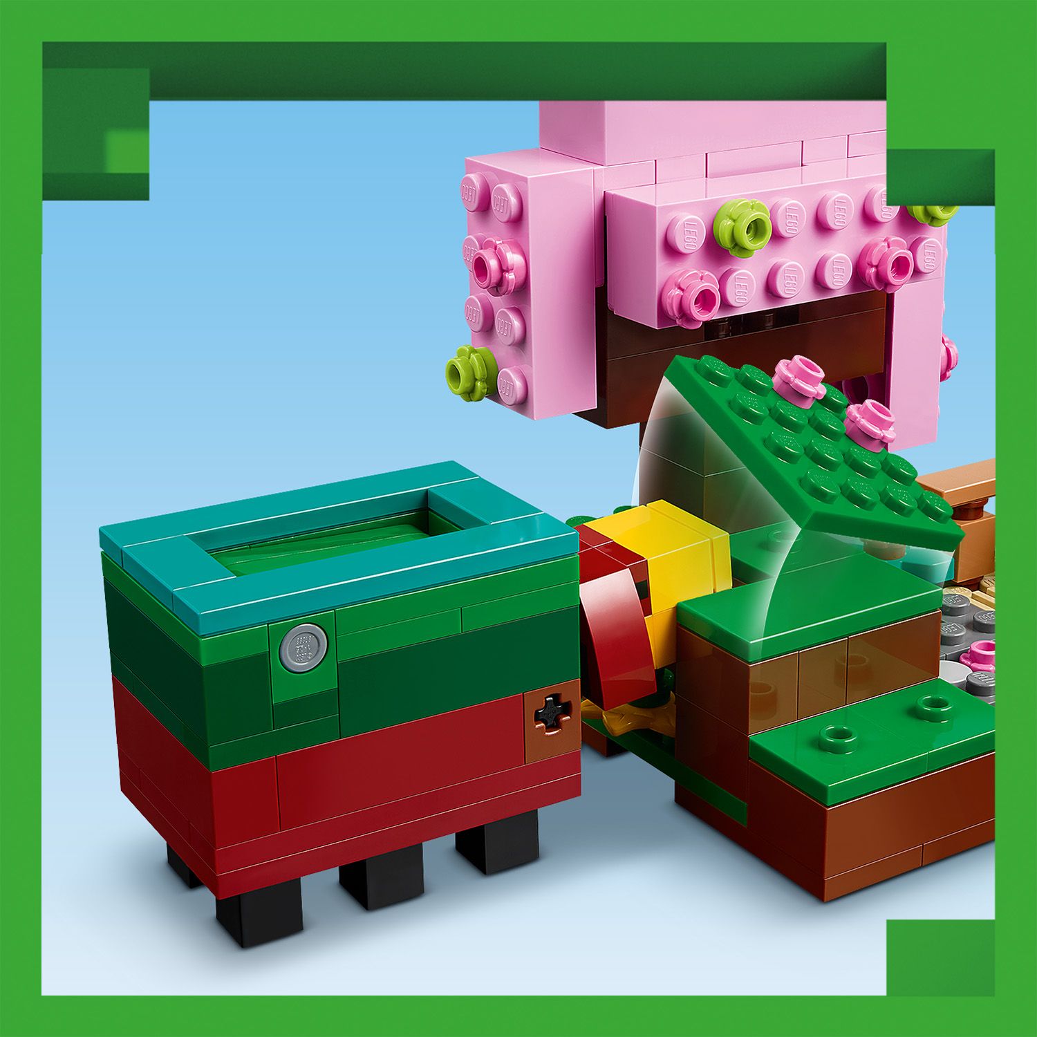 LEGO Minecraft 21260 The Cherry Blossom Garden (304 Pieces) | Shopee ...