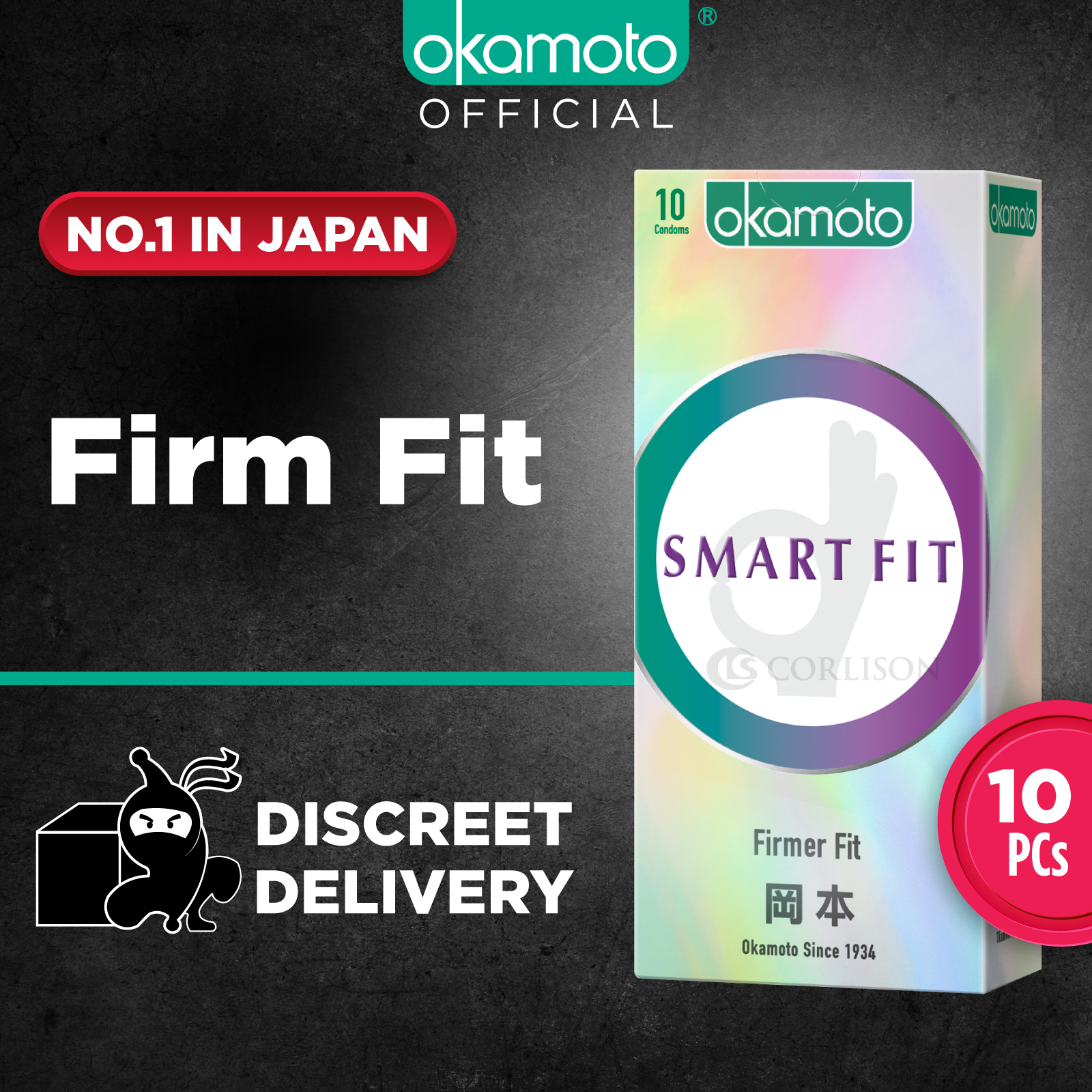[Bundle of 2] 003 Real Fit Condoms Pack of 10s + Okamoto OK Smart Fit ...