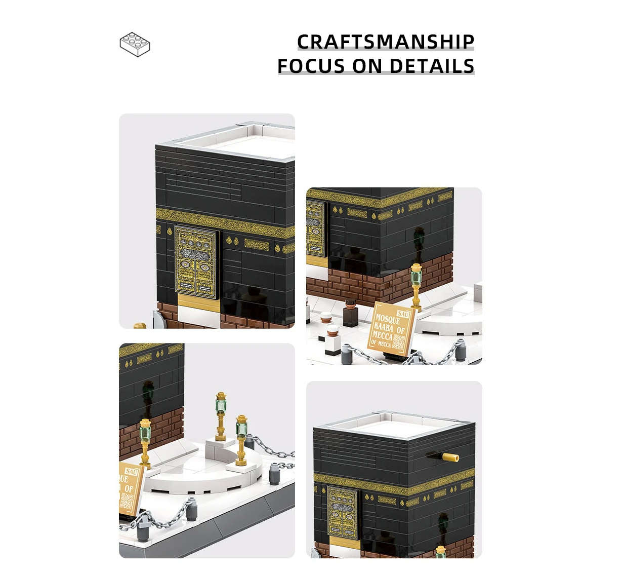The Great Mosque of Kaabah Mecca/Makkah Building Bricks Compatible With ...