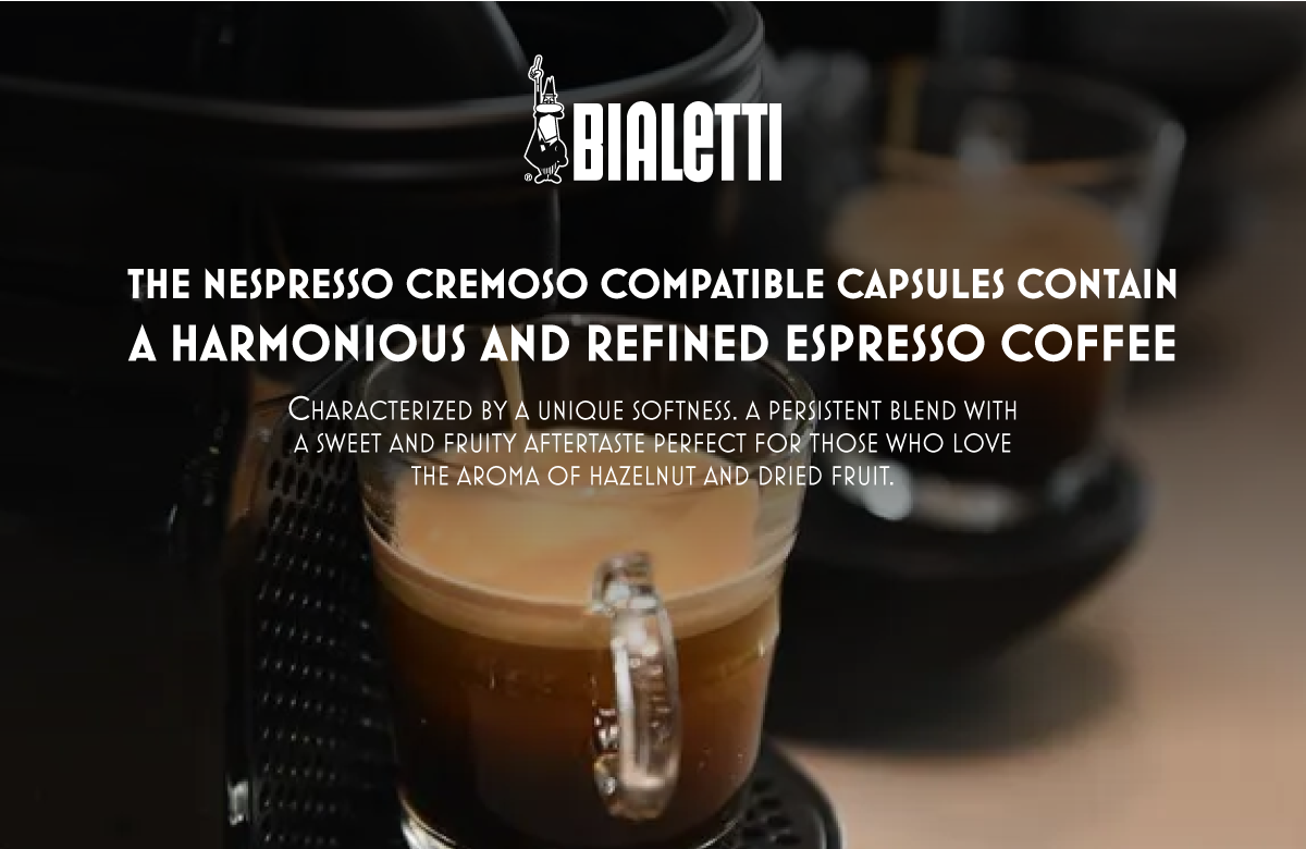 Bialetti Bialetti Coffee Capsules Nespresso Compatibles Raffinato ...