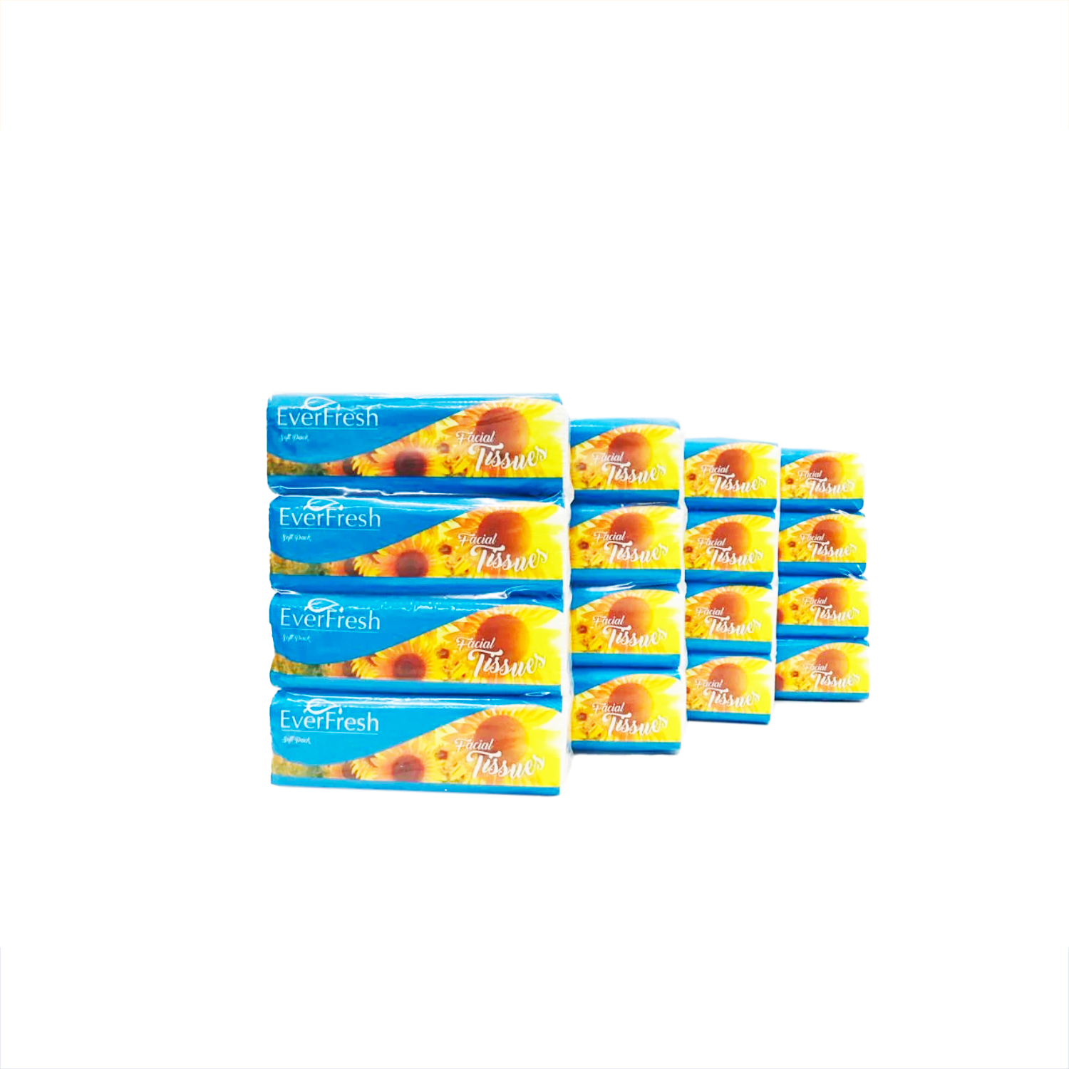 (Bundle of 4) Everfresh Soft Pack 2ply Facial Tissue 4 x 150s | Shopee ...