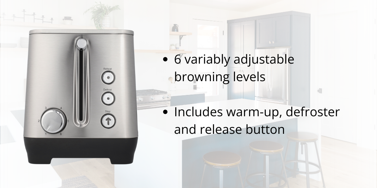 JOGEN BT 3214 Long Slot 4 Slices Toaster with Browning Control ...