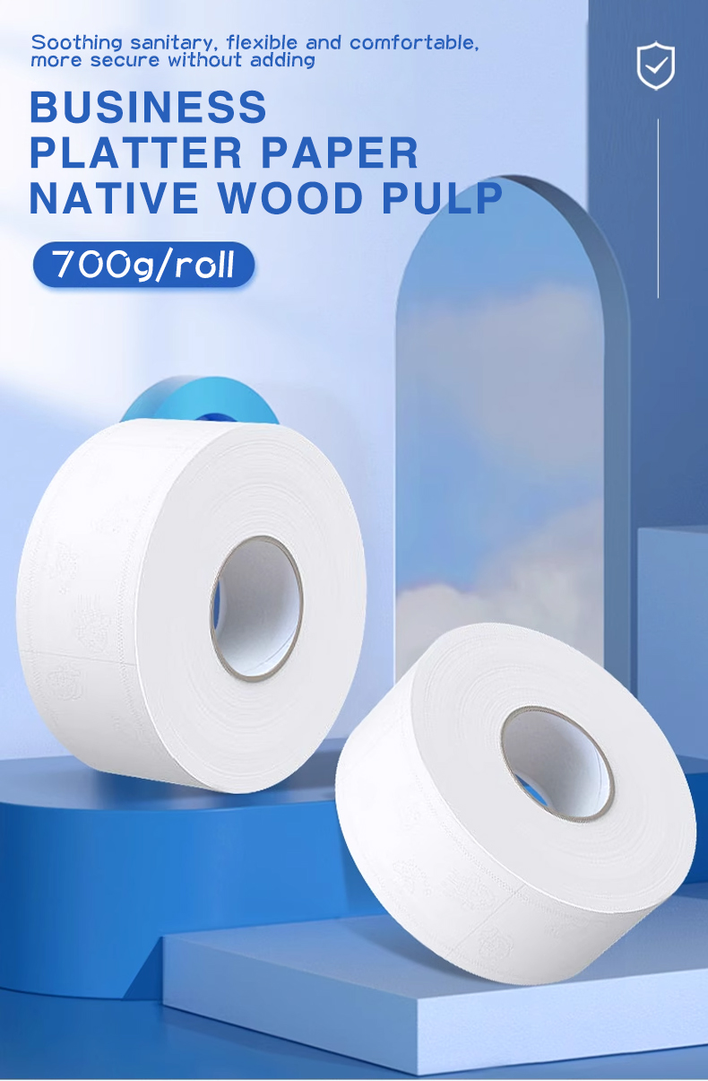 [SG Stock] 5 ply x 700gtoilet paper jumbo roll tissue Bathroom tissue ...