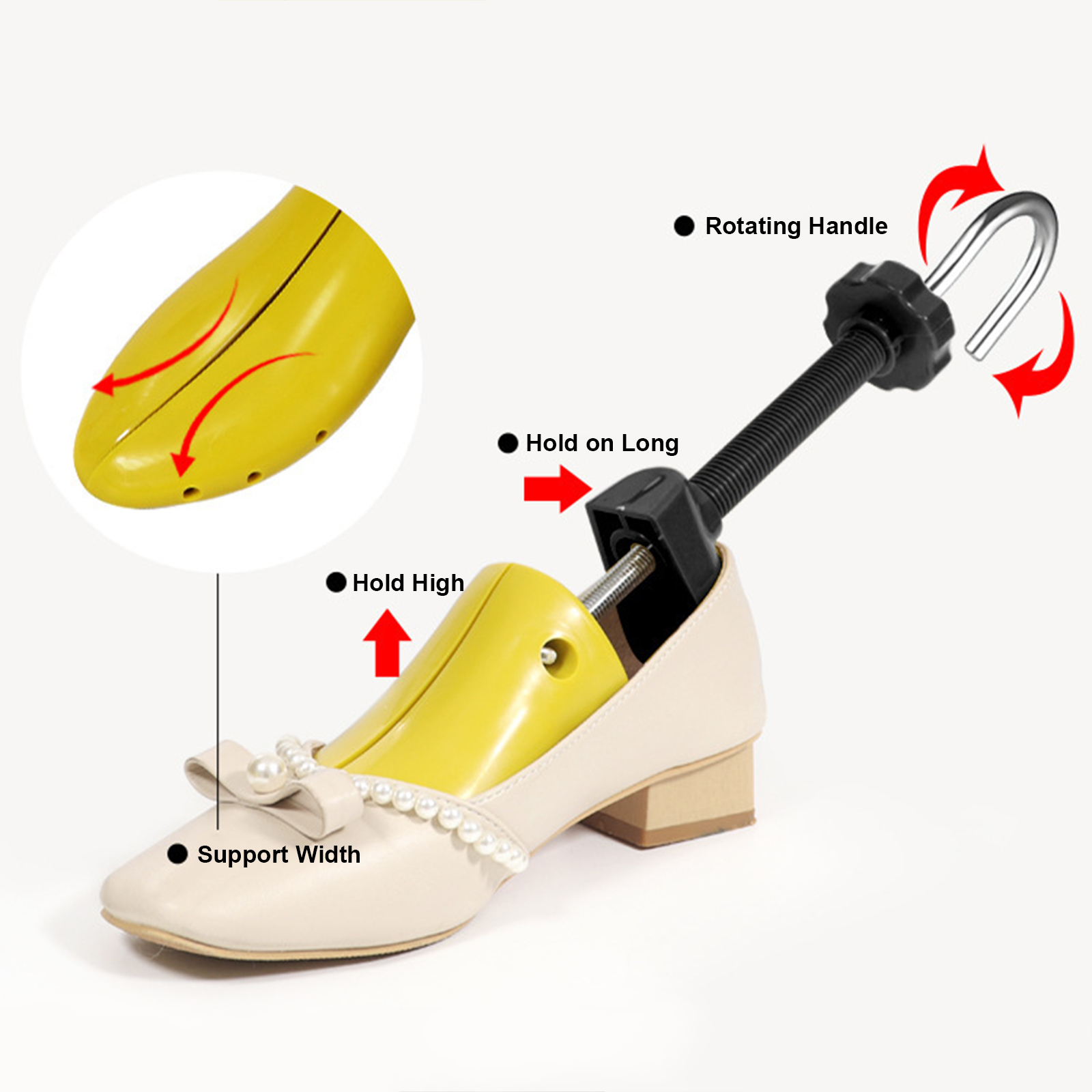 【SG】Shoe Stretcher Expanding Shoes Tree Adjustable Shoe Expander Alloy ...