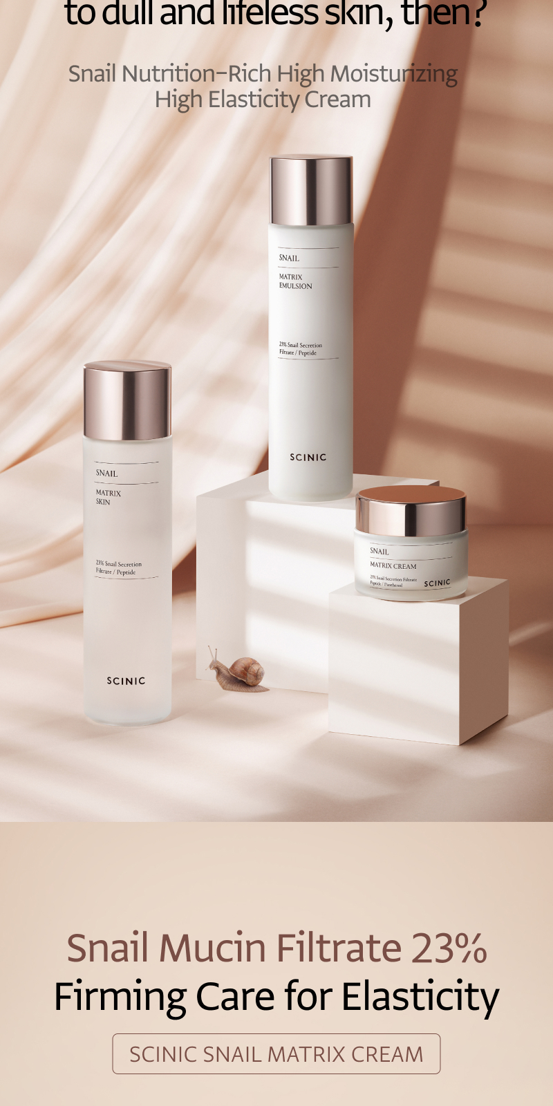 SCINIC Snail Matrix Cream 50ml | Shopee Singapore