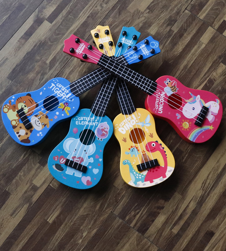 [SG Seller]Children's Mini Guitar Toy: Playable, realistic ukulele ...