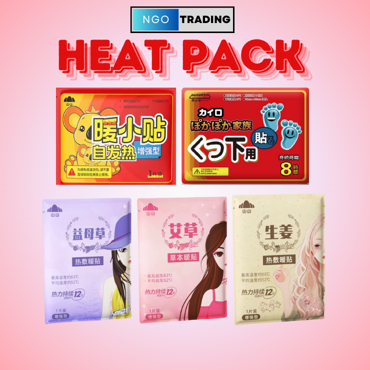 Heat Pack - Warm Pad -Travel Warm Pad -Adhesive Pad- Menstrual Period ...