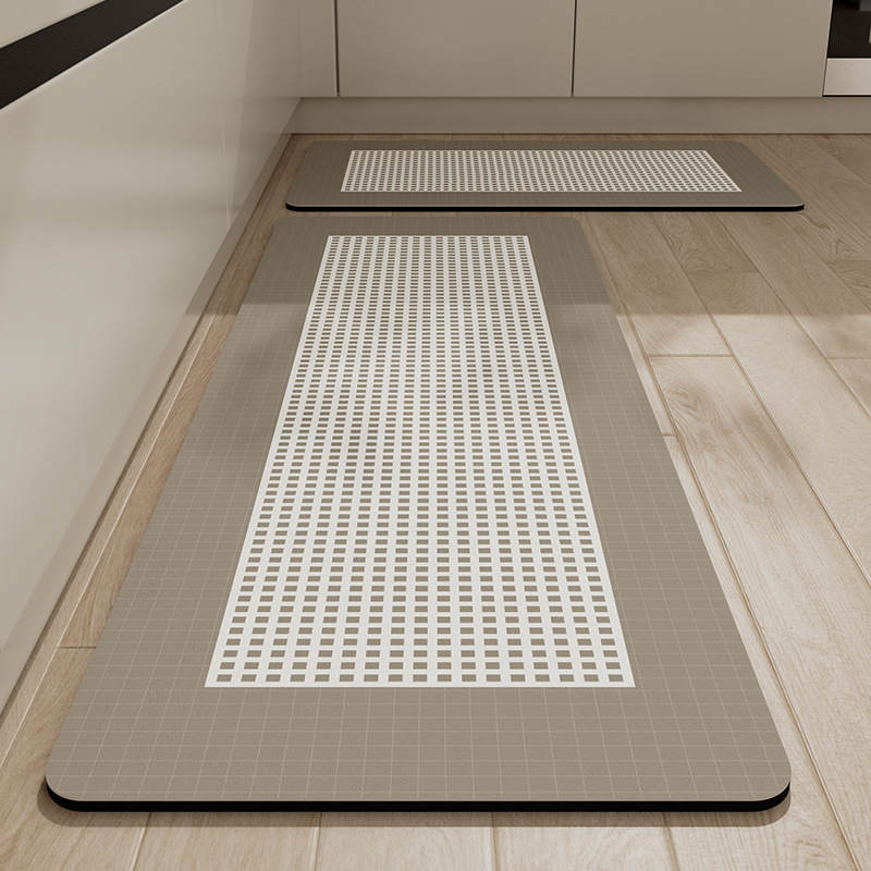 *SG SELLER* 35 Designs Kitchen Diatomite Napa Skin Non-Slip Floor Mat ...