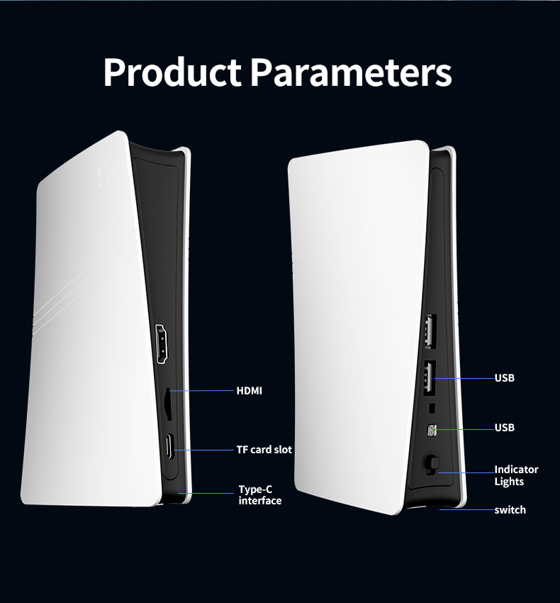 RS5 Q10SE 4K HD TV Retro Game Console Play Station Video Gaming Console ...