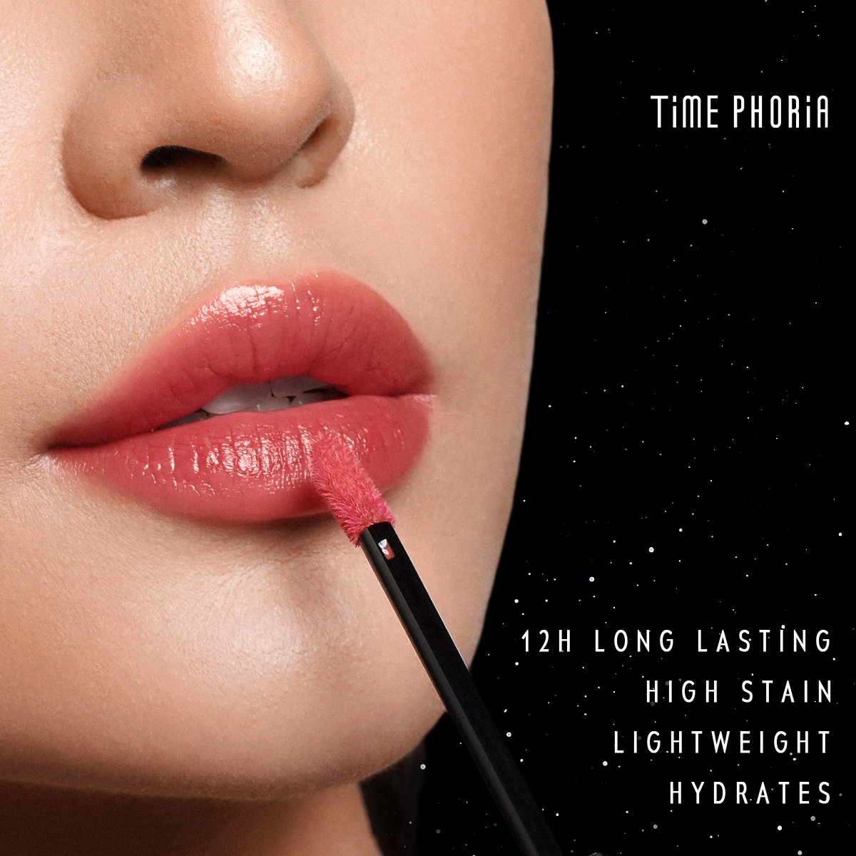 TIME PHORIA - STELLAR DUST LIP STAIN Liptint Transferproof Longlasting Glossy Instant Shine 5ML ...