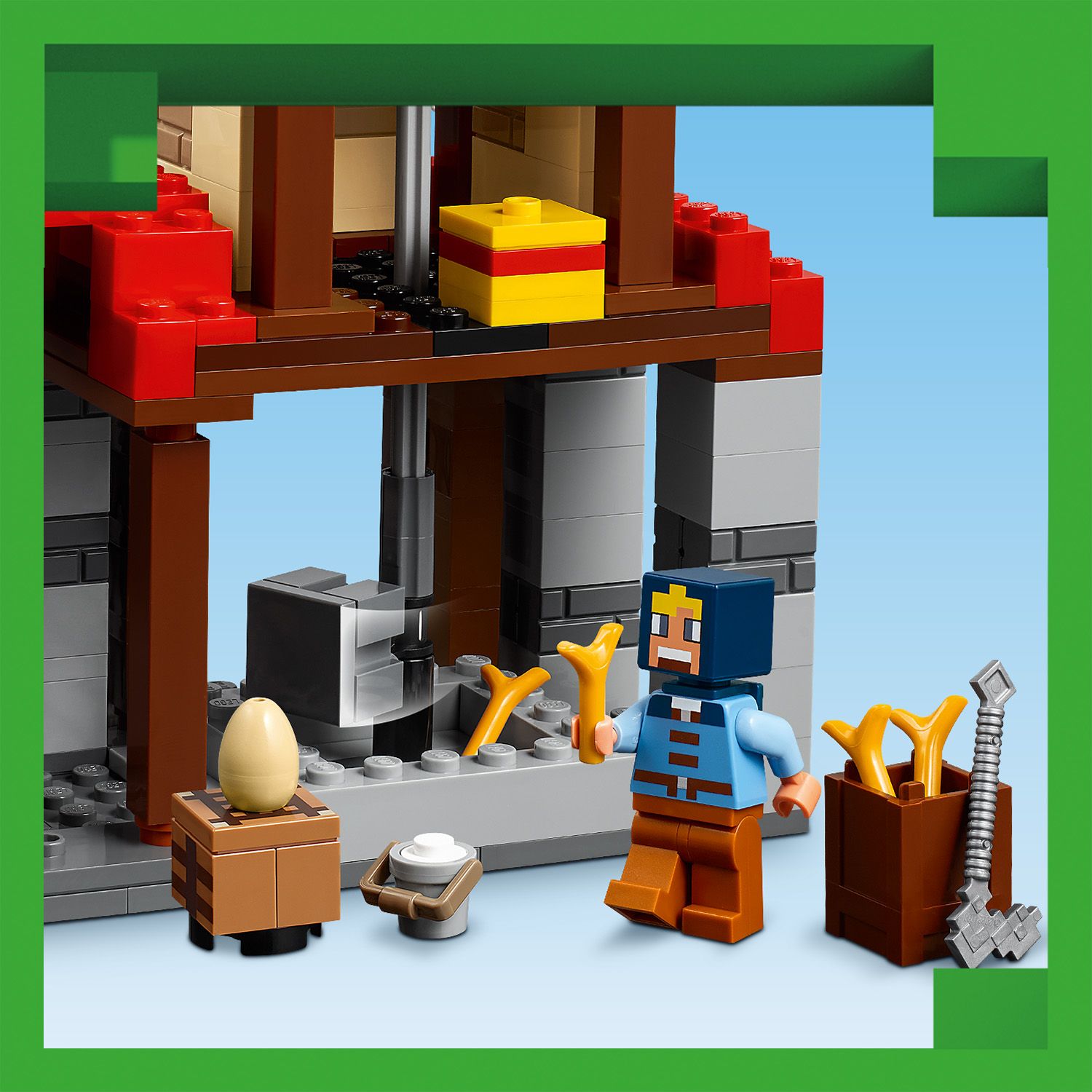 LEGO Minecraft 21262 The Windmill Farm (462 Pieces) | Shopee Singapore