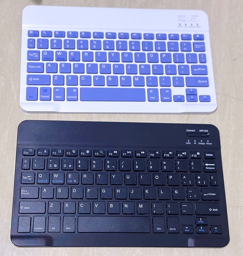 🔥[SG Stock]Ultra-Slim Bluetooth Keyboard Compatible With Tablet Mobile ...