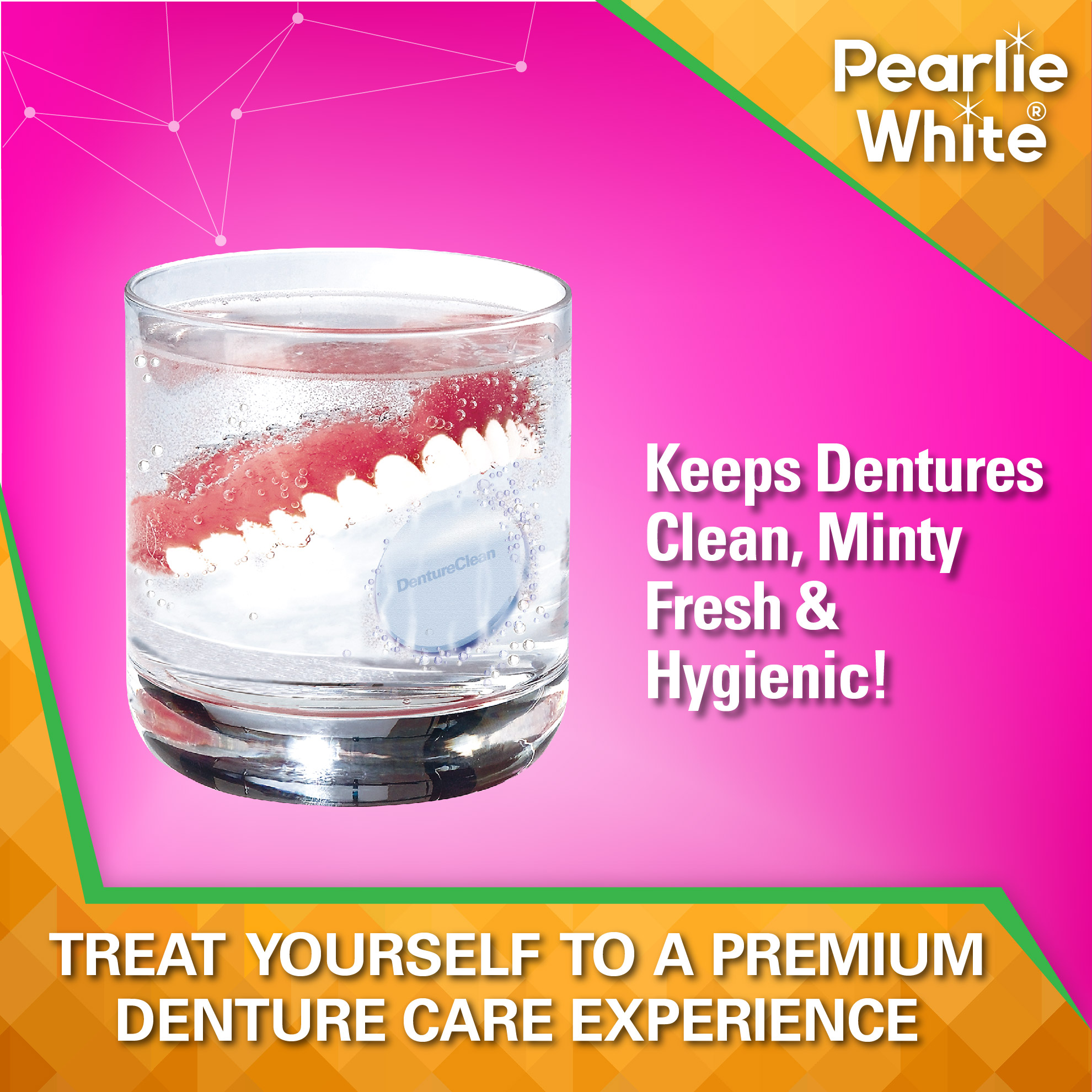 [Bundle] Pearlie White DentureClean Denture Daily Cleansing Tablets x2 ...