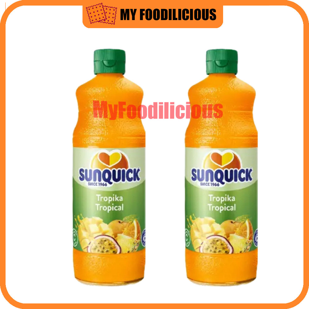 Sunquick Concentrate Juice Tropical/Orange/Blackcurrant/Rose Lychee/Ice ...