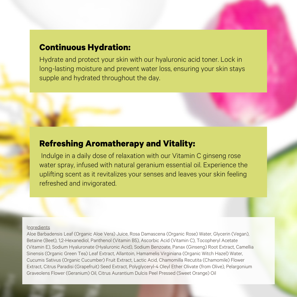 Tree To Tub Ginseng Green Tea Calming Hyaluronic Toner 120ml | Shopee ...