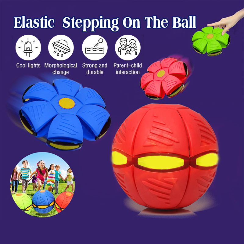 【SG】UFO Ball Outdoor Frisbee Ball Magic Flying Saucer Ball Bounce Ball ...