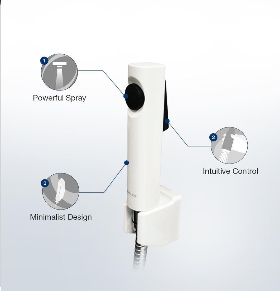 KOHLER Cuff 1.0/2.0 Handheld Spray / Bidet Spray K-98100T / K-R29782T ...