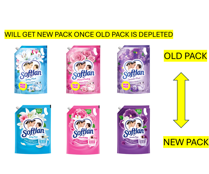 Bundle of 2/Carton sales(1ctn=8 pkts)(Softlan Fabric Conditioner Refill ...