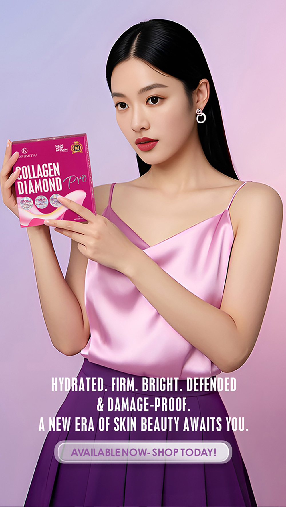 Kinohimitsu Collagen Diamond Pro 5500mg with NMN Supplement 25g ...