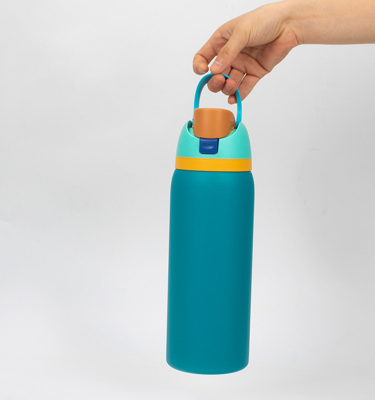 SGseler Insulated Stainless Steel Bottle with Locking Push Button Lid ...