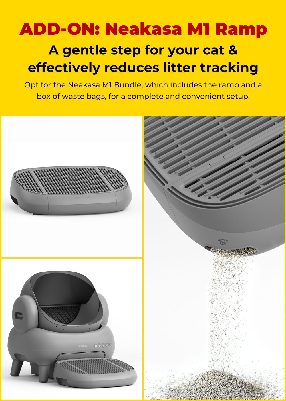 Neakasa M1 Plus Automatic Cat Litter Box | Open-Top Design + Upgraded ...