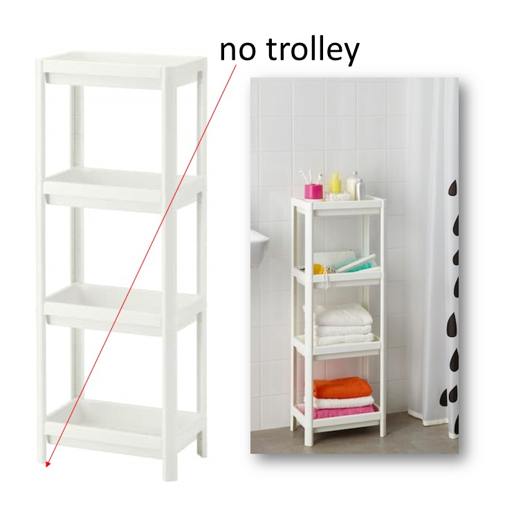 High quality bathroom shelf Plastic Multi-storey Toilet Washstand ...