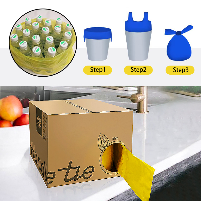 【SG Seller】200pcs Disposable Garbage Bags 45*50cm Rubbish Bag Clean-up ...