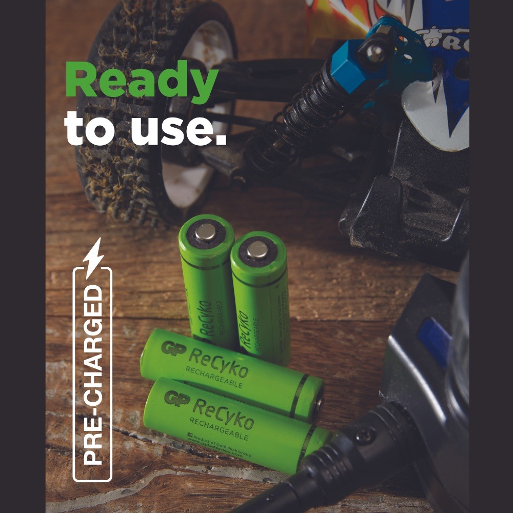 GP GP650 AAA / GP850 AAA / GP2100 AA Rechargeable Battery (2 Pcs Per ...