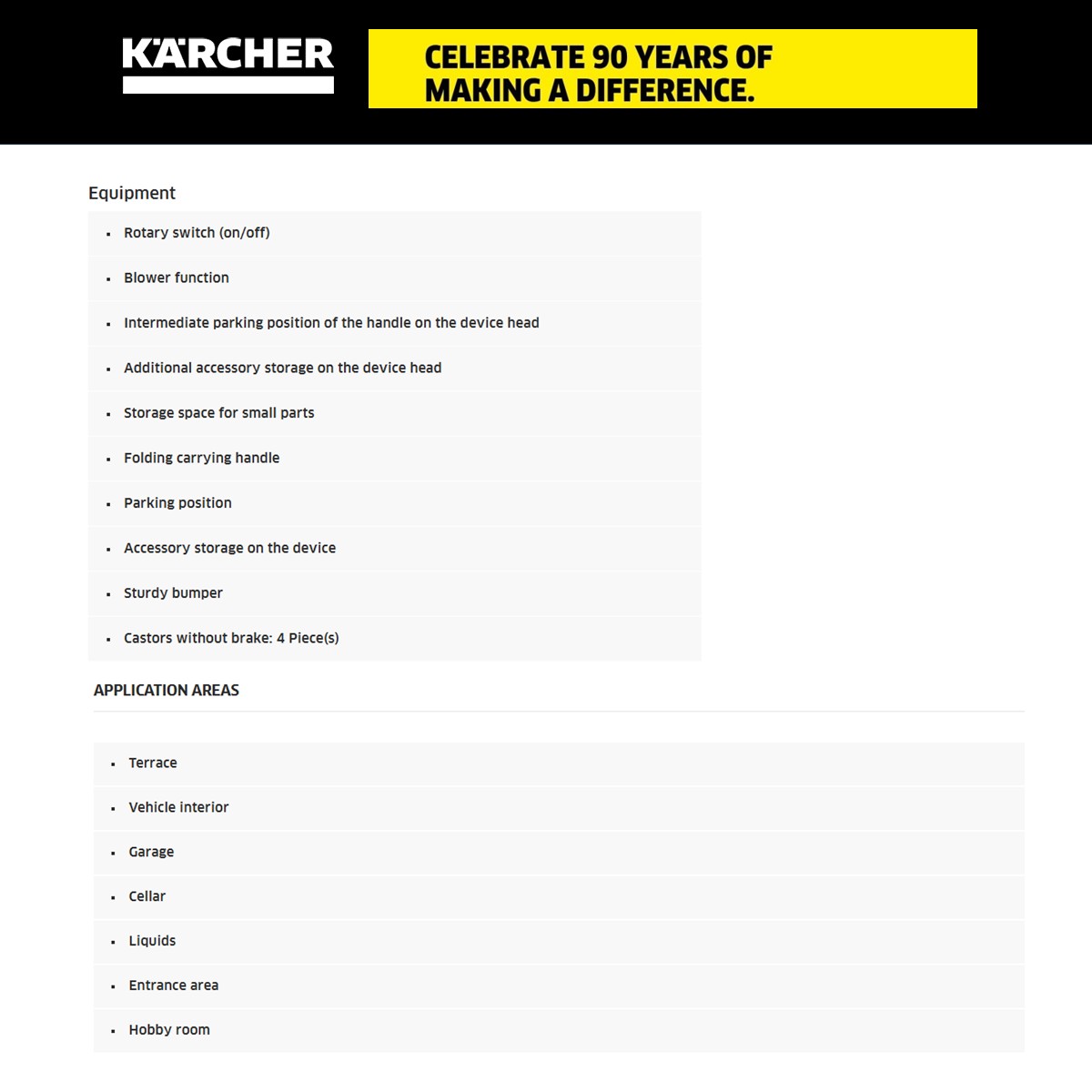 KARCHER Wet And Dry Vacuum Cleaner WD 2 Plus V-12/4/18/C - made in ...