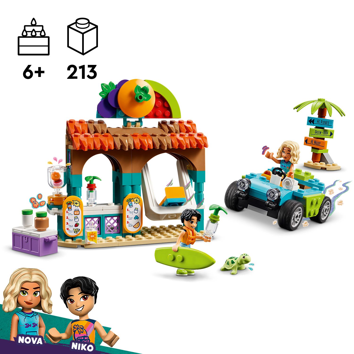 LEGO Friends 42625 Beach Smoothie Stand (213 Pieces) | Shopee Singapore