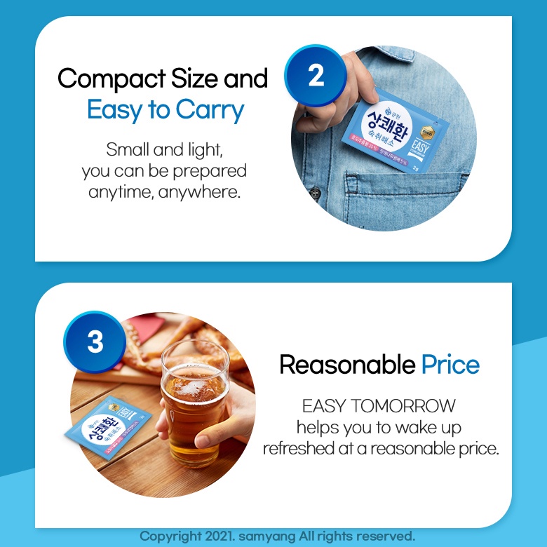 [Easy Tomorrow] Hangover refreshing pill, hangover relief , hangover ...