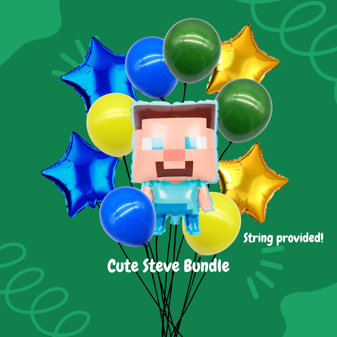 [SG Seller] Minecraft Balloon Party Decoration Mine Craft Gaming Theme ...