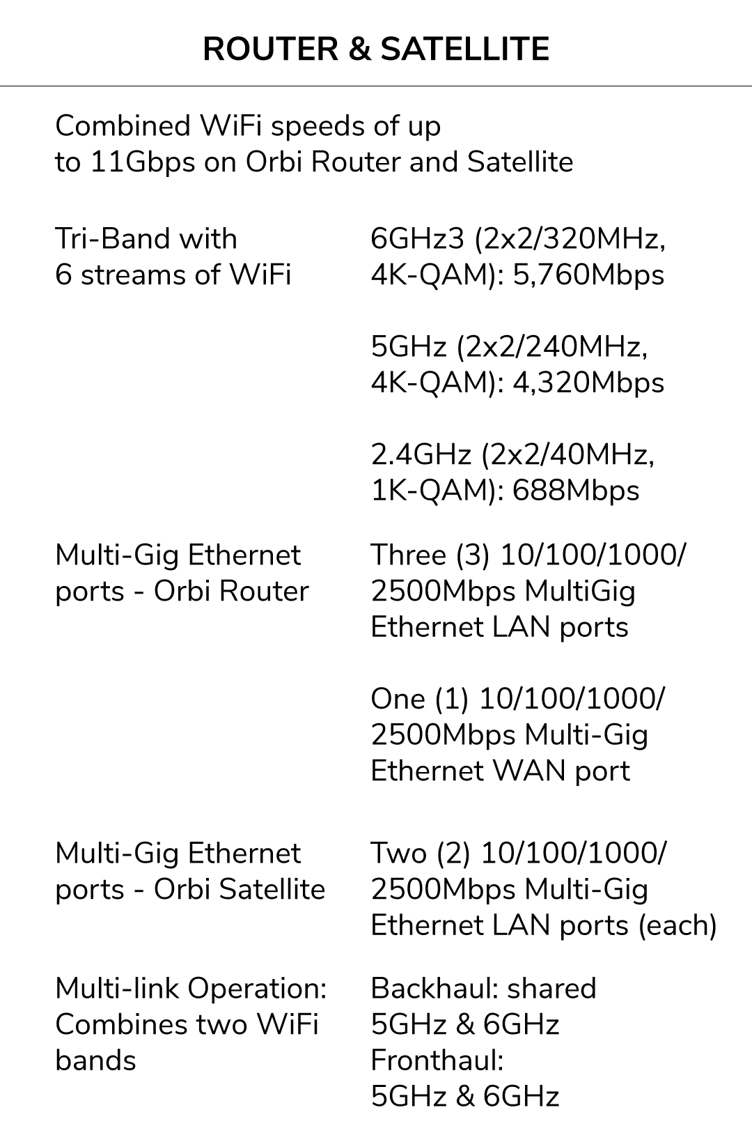 NETGEAR Orbi 770 (RBE772) WiFi 7 Mesh System: 2-Pack, Tri-Band, Up to ...