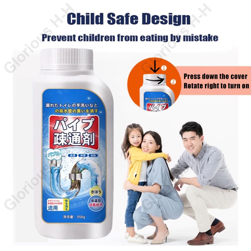 Japan Powerful pipeline dredging agent Anti Clog Drain Sink Drainer ...