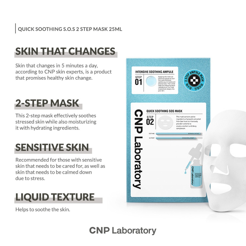 CNP Laboratory 2 Step Ampule Masks | Shopee Singapore