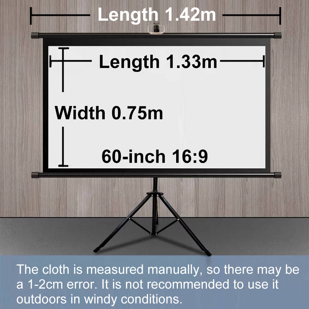 Projector Screen Bracket Wall Mount Dual Purpose Punch Free HD Anti ...
