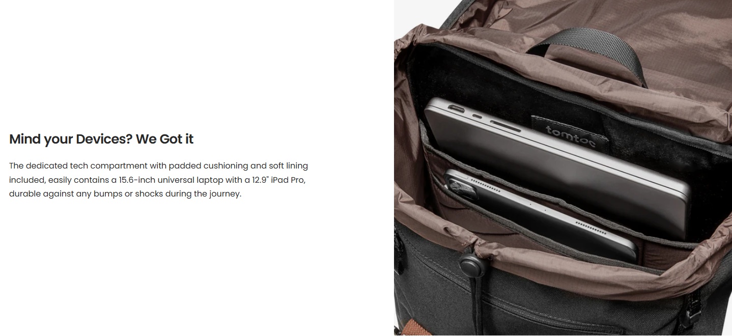 Tomtoc VintPack-TA1 Laptop Backpack | Laptop Bag | Shopee Singapore
