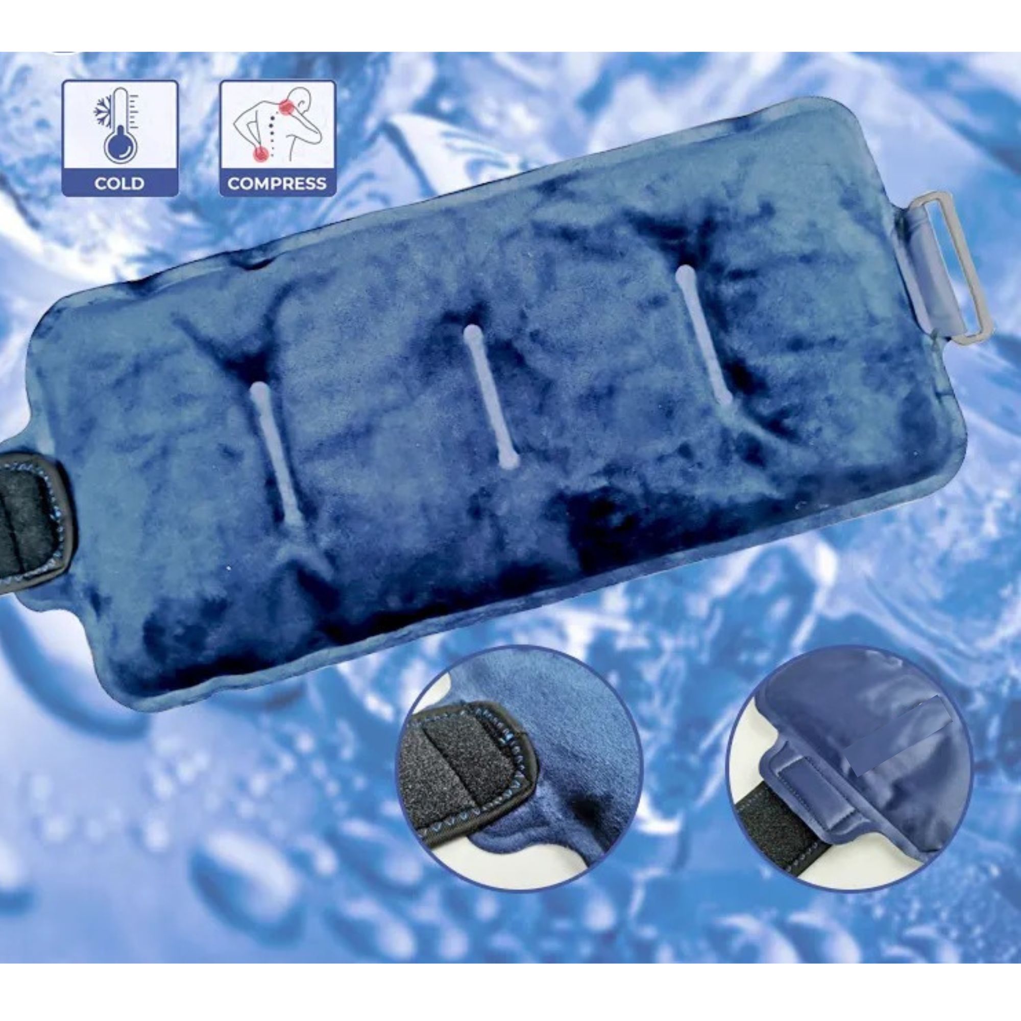 Hot and Cold Gel Pack for High-Quality Pain Relief - Reusable, Flexible ...